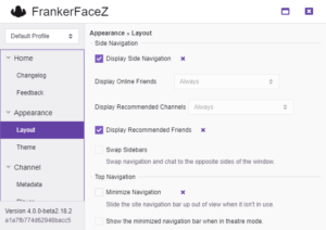 FrankerFaceZ - Twitchメモ書き